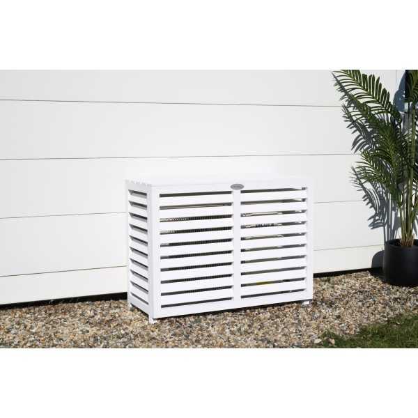 Cache climatisation Composite blanc M 882x386x676mm